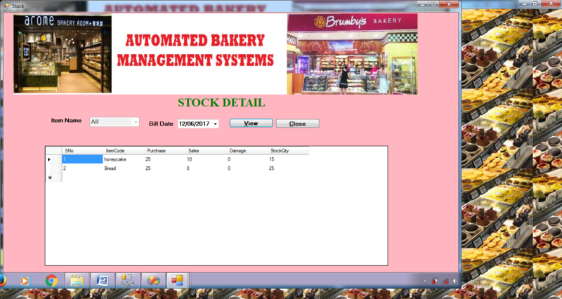Automated Bakery Management System – GetMyProjects